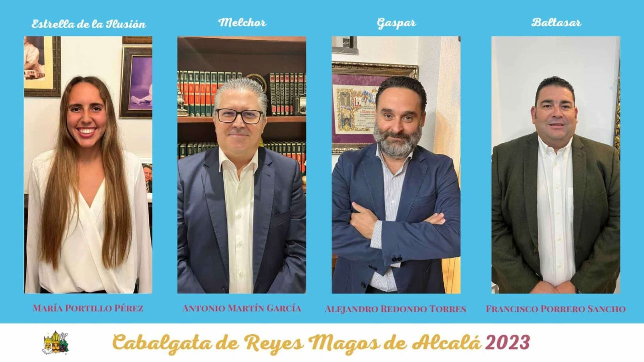 Antonio Martín, Alejandro Redondo y Francisco Porrero, Reyes Magos de ...