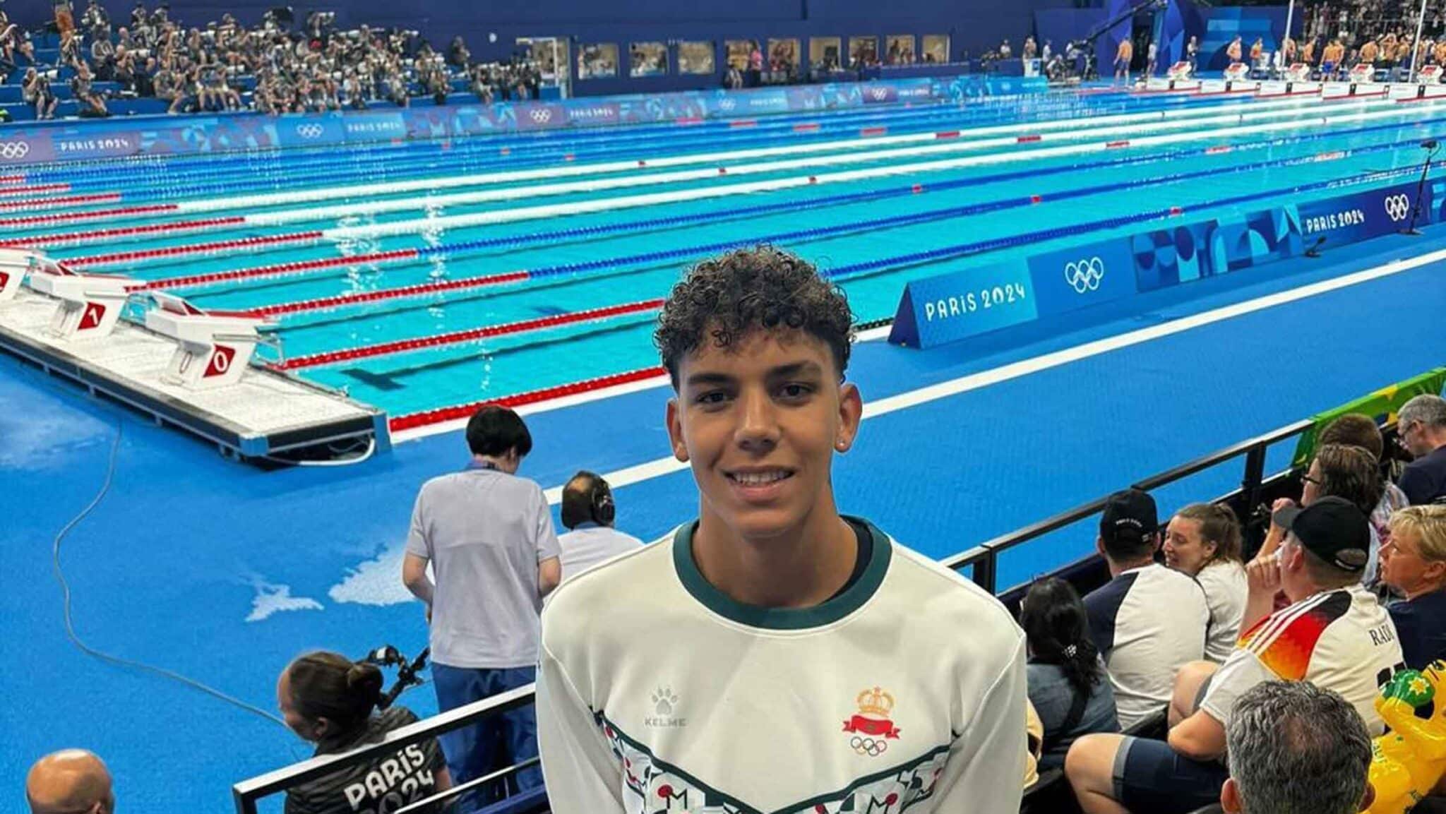 Ilias El Fallaki cumple su sueño al nadar en los Juegos Olímpicos | La ...